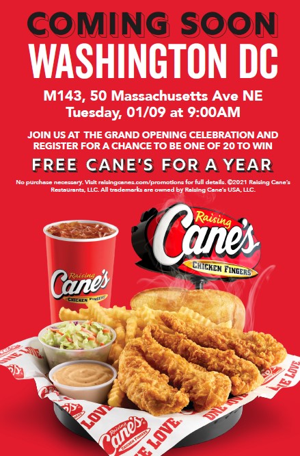 Raising Canes Grand Opening! | Union Station D.C.